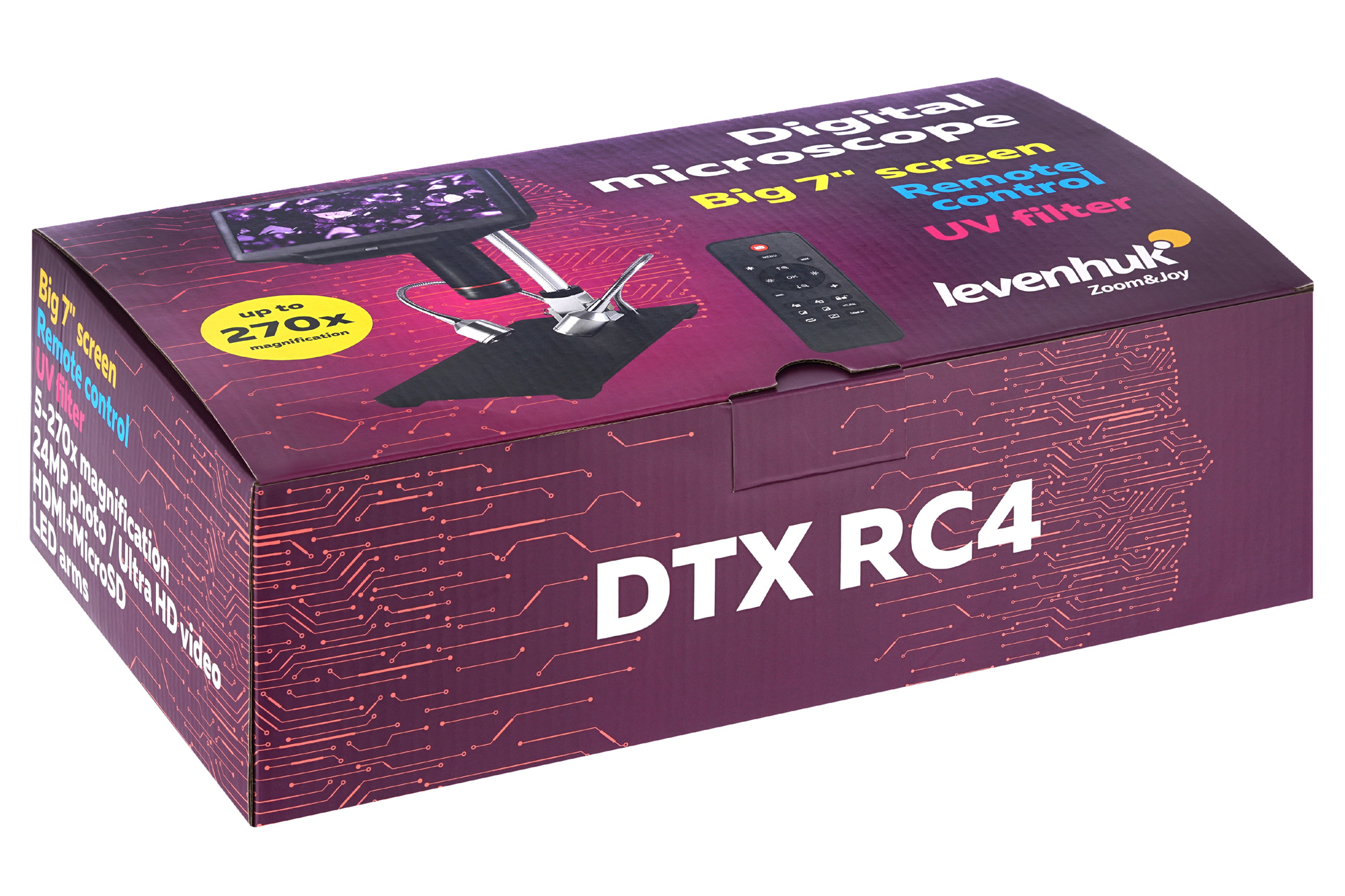 Микроскоп с дистанционным управлением Levenhuk DTX RC4 купить в Минске ...