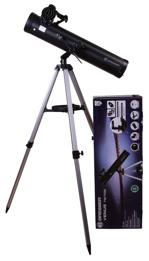 Телескоп Bresser Venus 76/700 AZ с адаптером для смартфона купить в ...